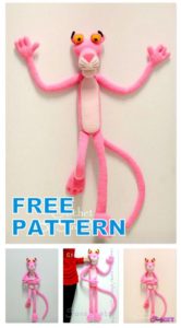 Amigurumi Pink Panther Free Crochet Pattern - En.amigurumitariflerim.com
