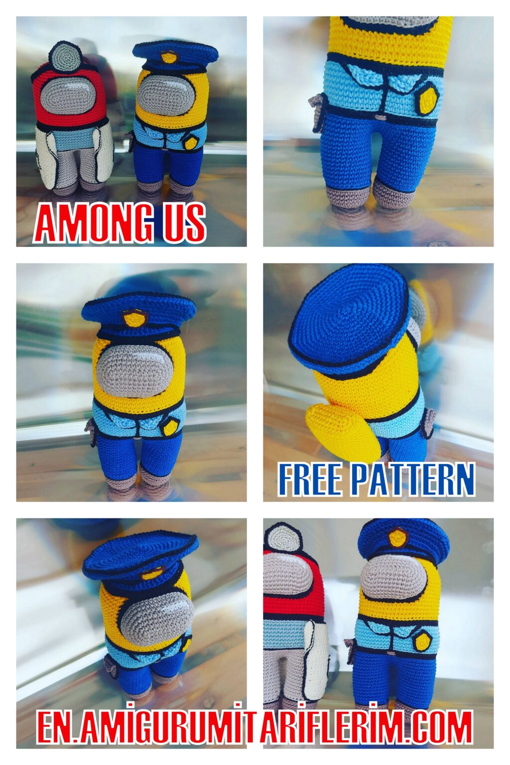 Among Us Amigurumi Free Pattern - En.amigurumitariflerim.com