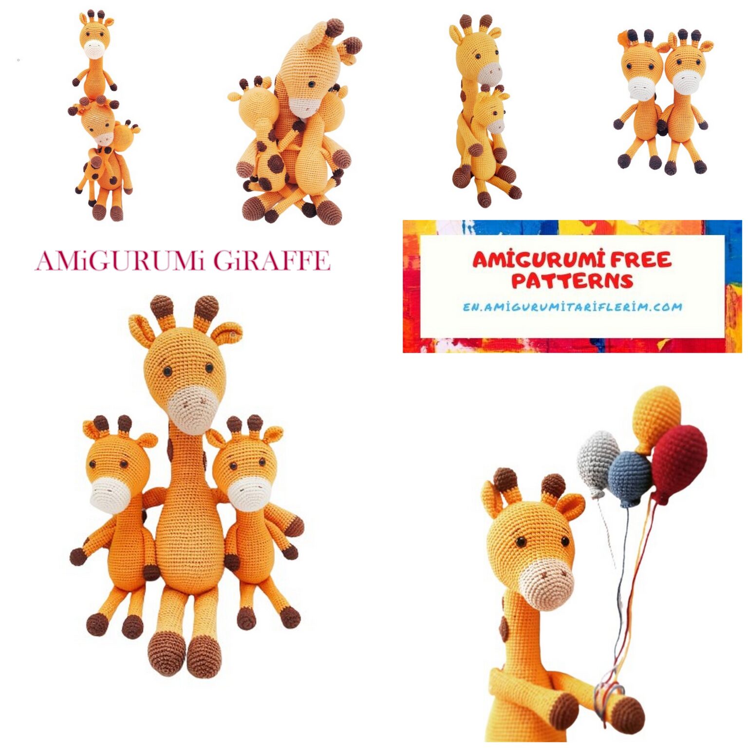 Amigurumi Giraffe Free Pattern - En.amigurumitariflerim.com