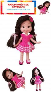 Duru Doll Amigurumi Free Pattern - En.amigurumitariflerim.com