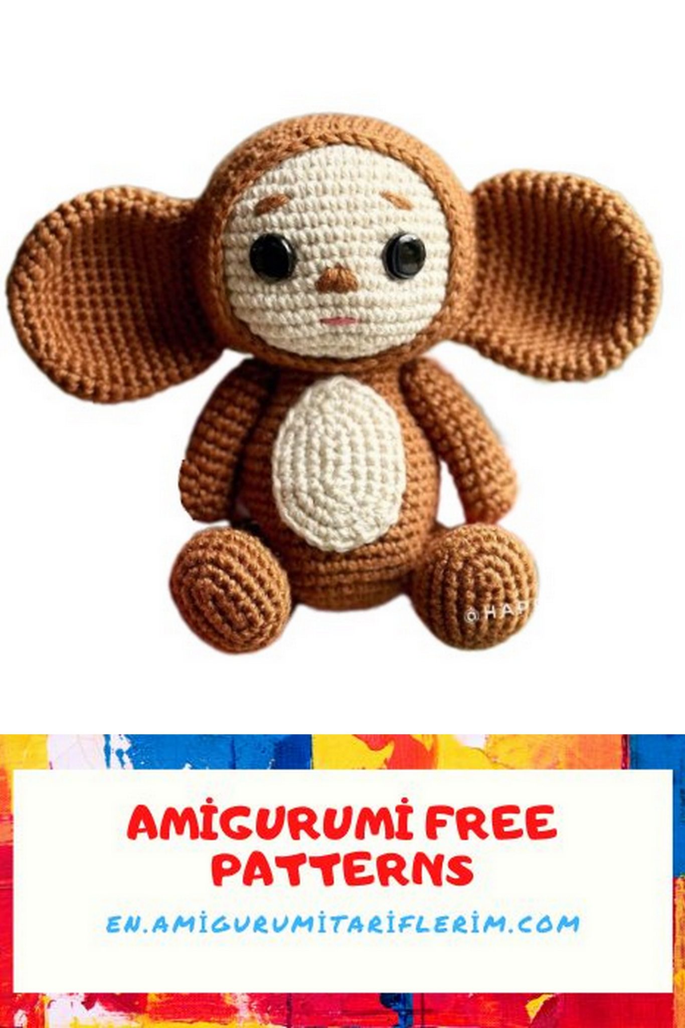 Amigurumi Cheburashka Keychain Free Pattern - Craft Your Own Cute ...