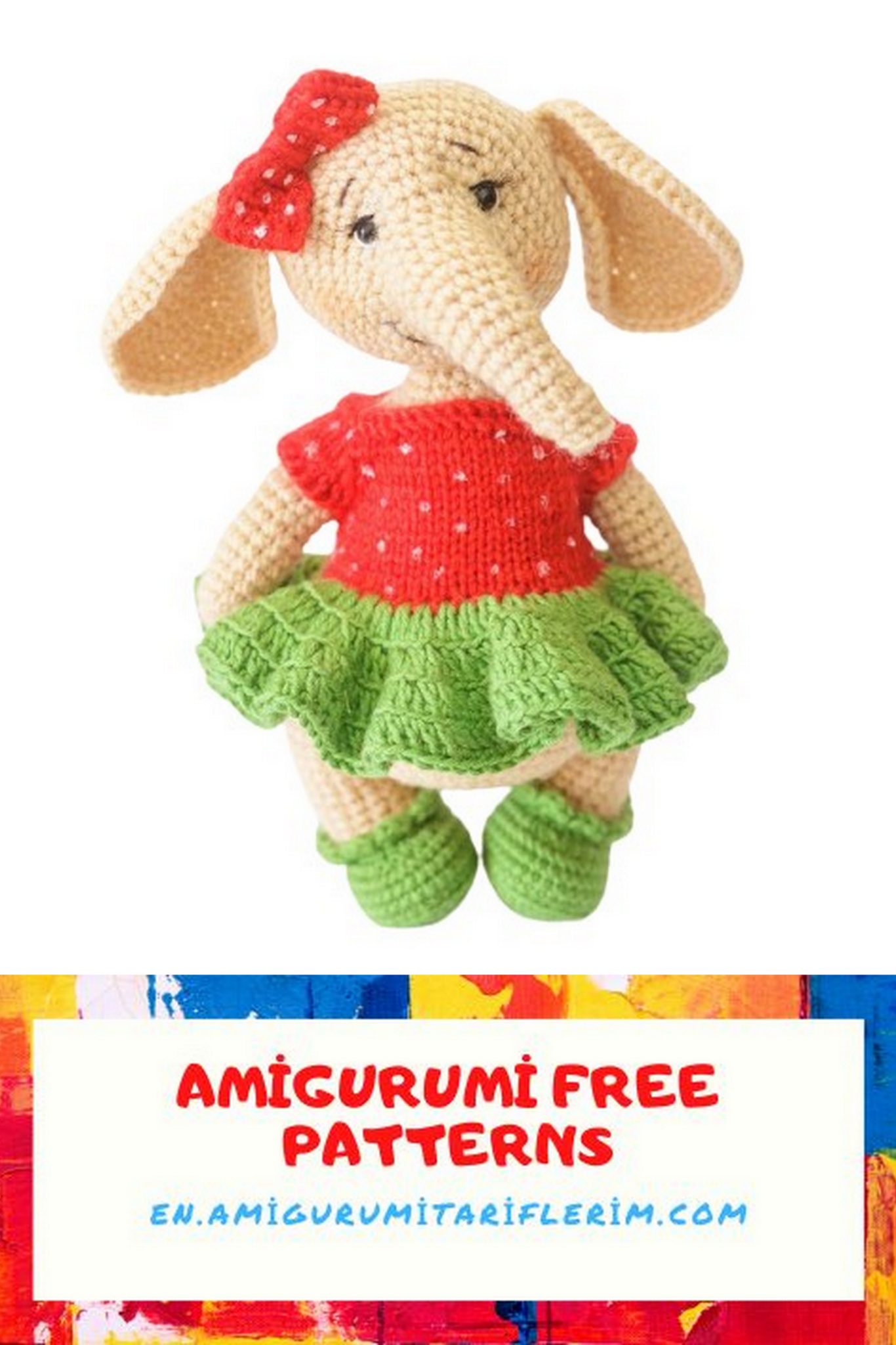 Fancy Elephant Amigurumi Free Pattern – En.amigurumitariflerim.com